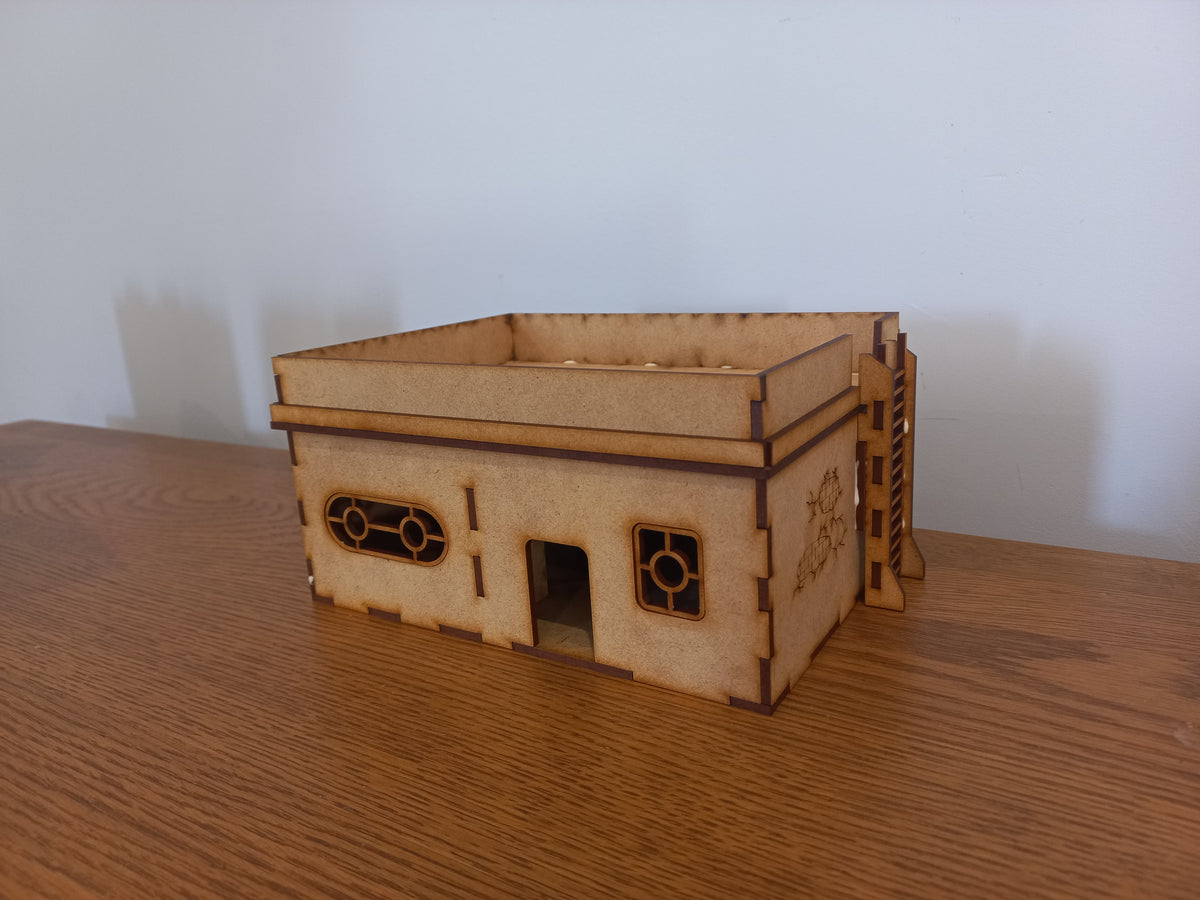 Large futuristic building 28mm Scale – Dark Castle Terrain