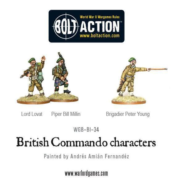 Bolt Action British Commando Characters – Dark Castle Terrain