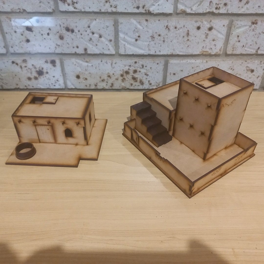 Adobe Set 1 20mm Scale – Dark Castle Terrain