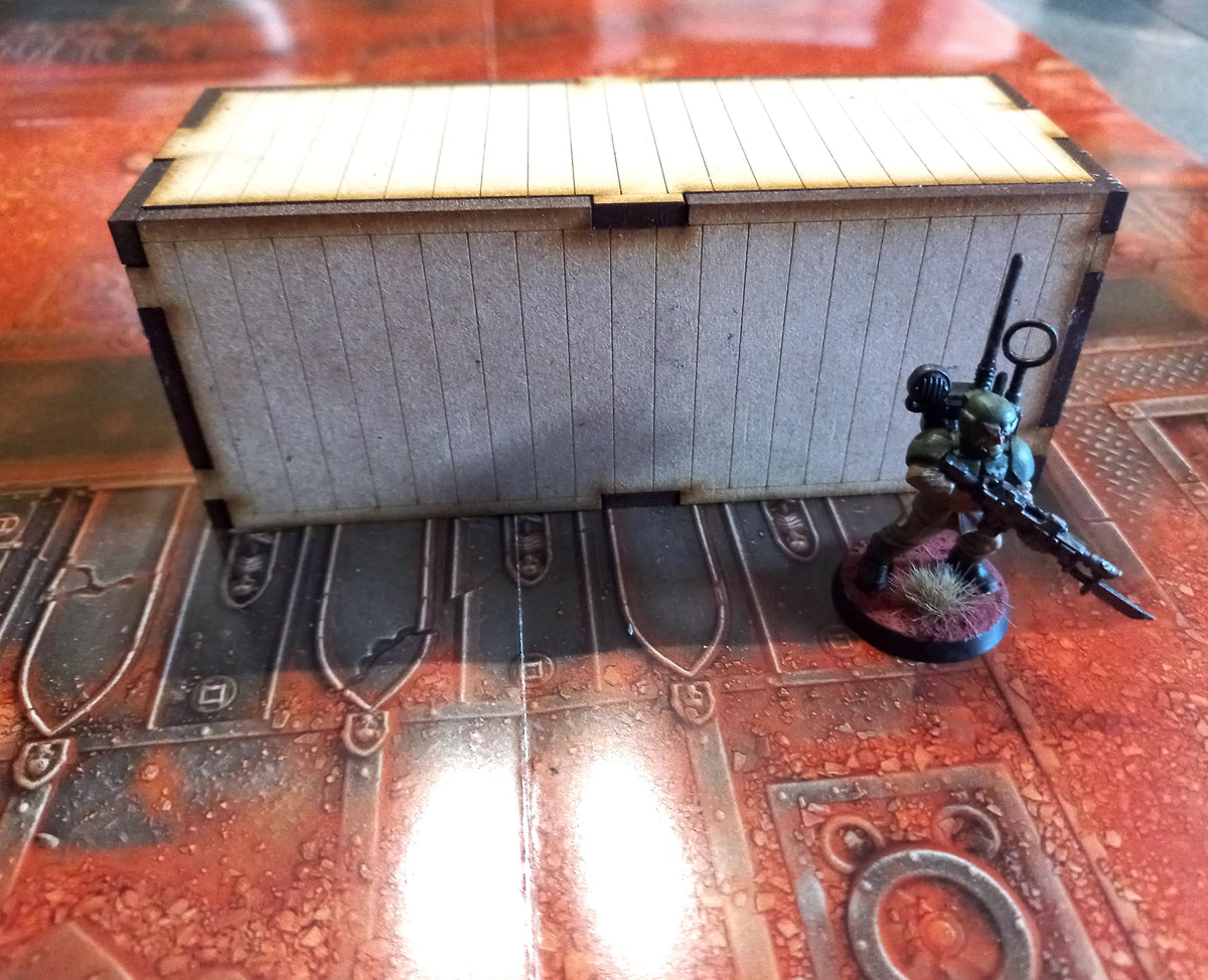 2x Shipping Containers 28mm Scale – Dark Castle Terrain