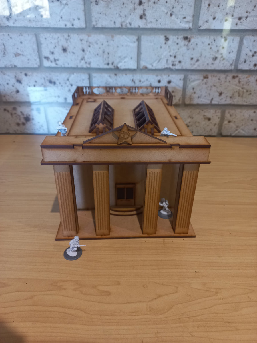 Soviet Admin Building 28mm Scale – Dark Castle Terrain
