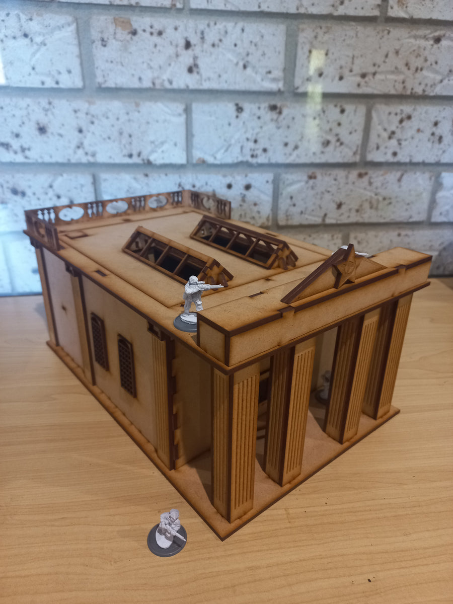 Soviet Admin Building 28mm Scale – Dark Castle Terrain