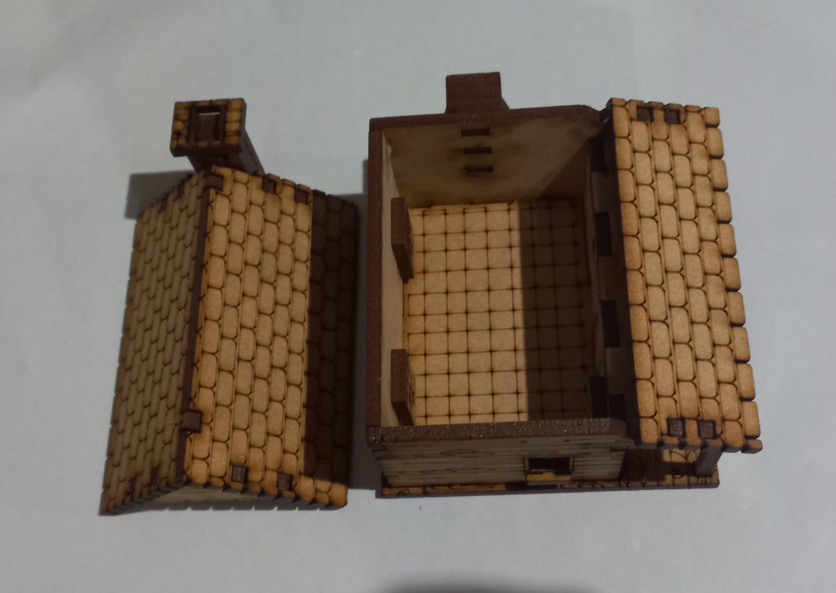 Civil War House 1 15mm Scale – Dark Castle Terrain