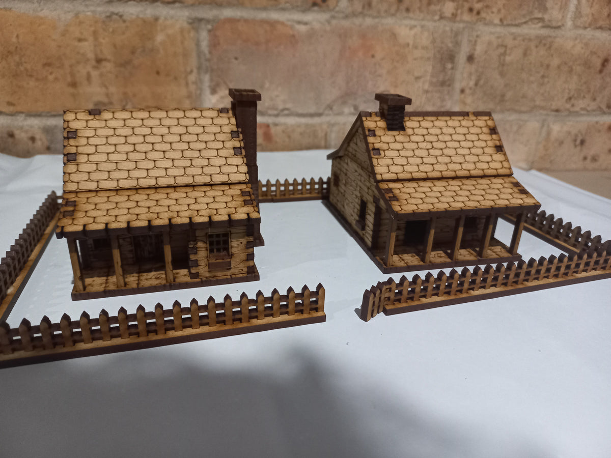 Civil War House Bundle 15mm Scale – Dark Castle Terrain