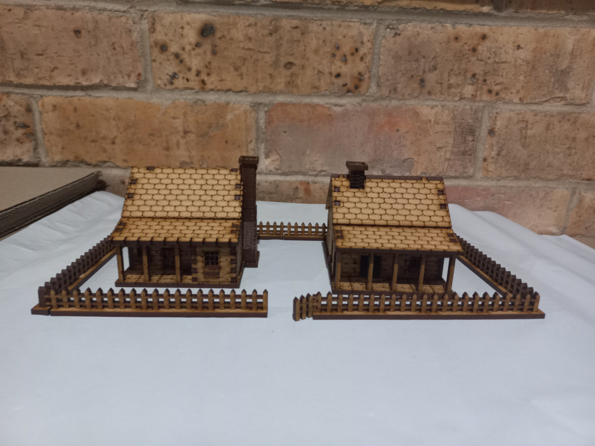 Civil War House Bundle 15mm Scale – Dark Castle Terrain