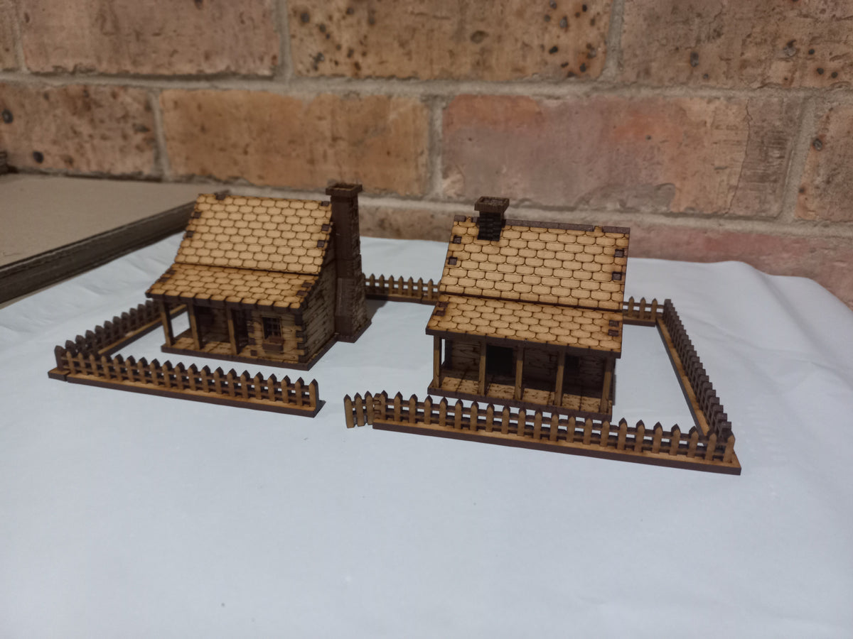 Civil War House Bundle 15mm Scale – Dark Castle Terrain