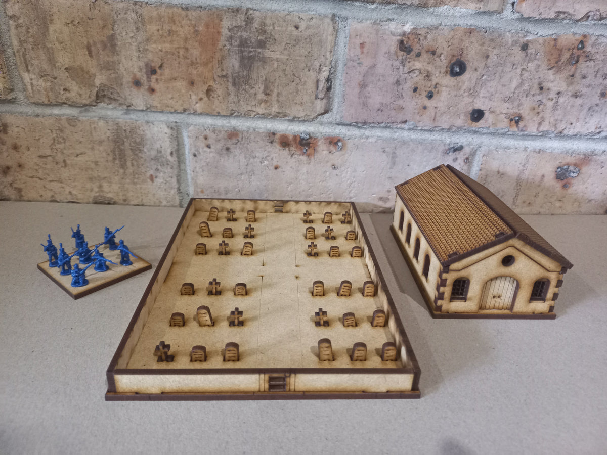 Cemetery Graveyard 15mm Scale – Dark Castle Terrain