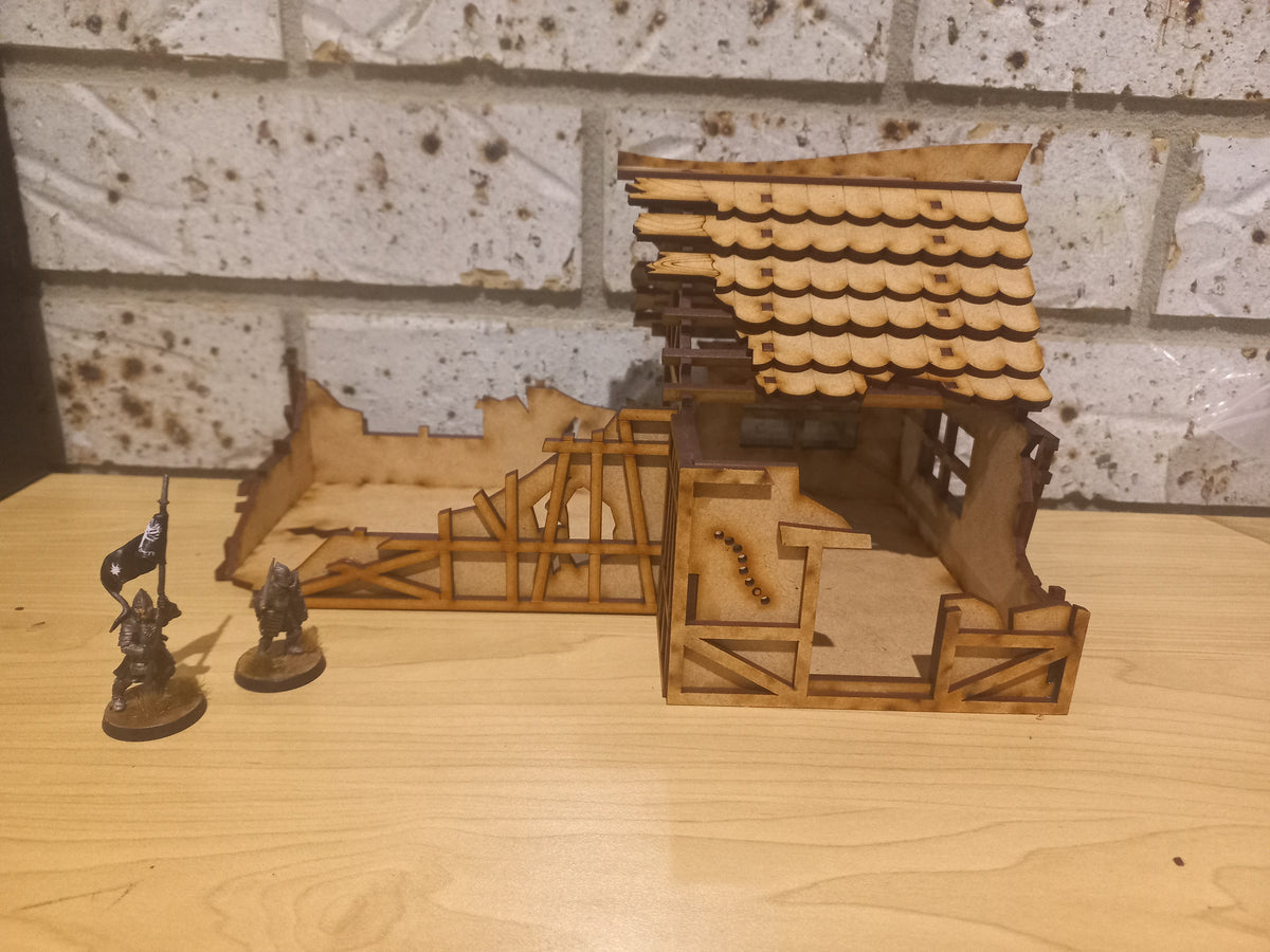 Farmhouse Ruins 28mm Scale – Dark Castle Terrain