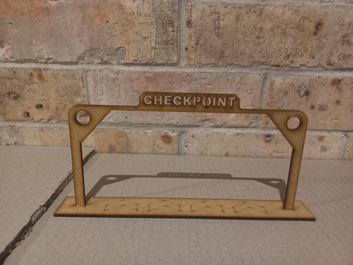 6x Gaslands Checkpoint Gates – Dark Castle Terrain