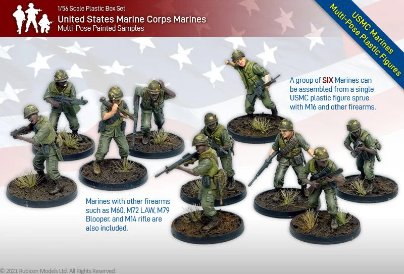 Rubicon Models Vietnam - USMC Marines – Dark Castle Terrain