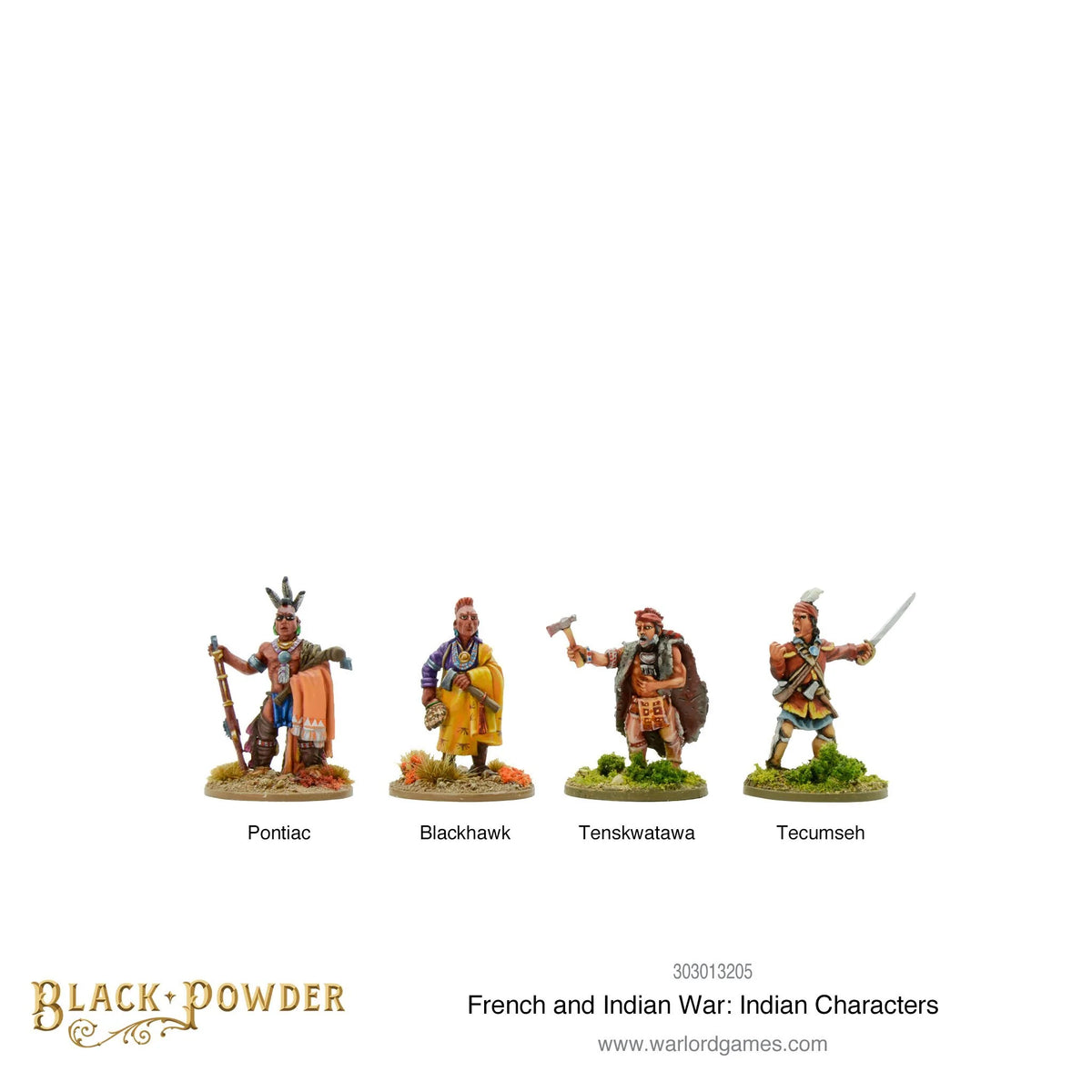 French Indian War 1754-1763: Indian Characters – Dark Castle Terrain