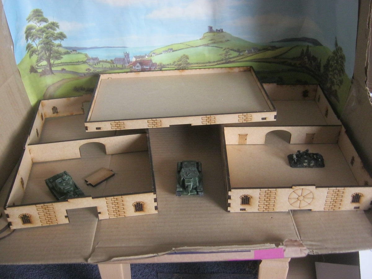 Large Factory 15mm Scale – Dark Castle Terrain
