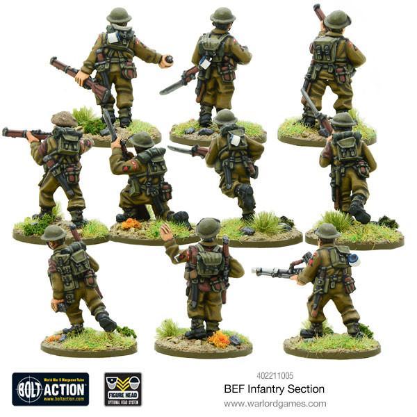 Bolt Action BEF Infantry Section – Dark Castle Terrain