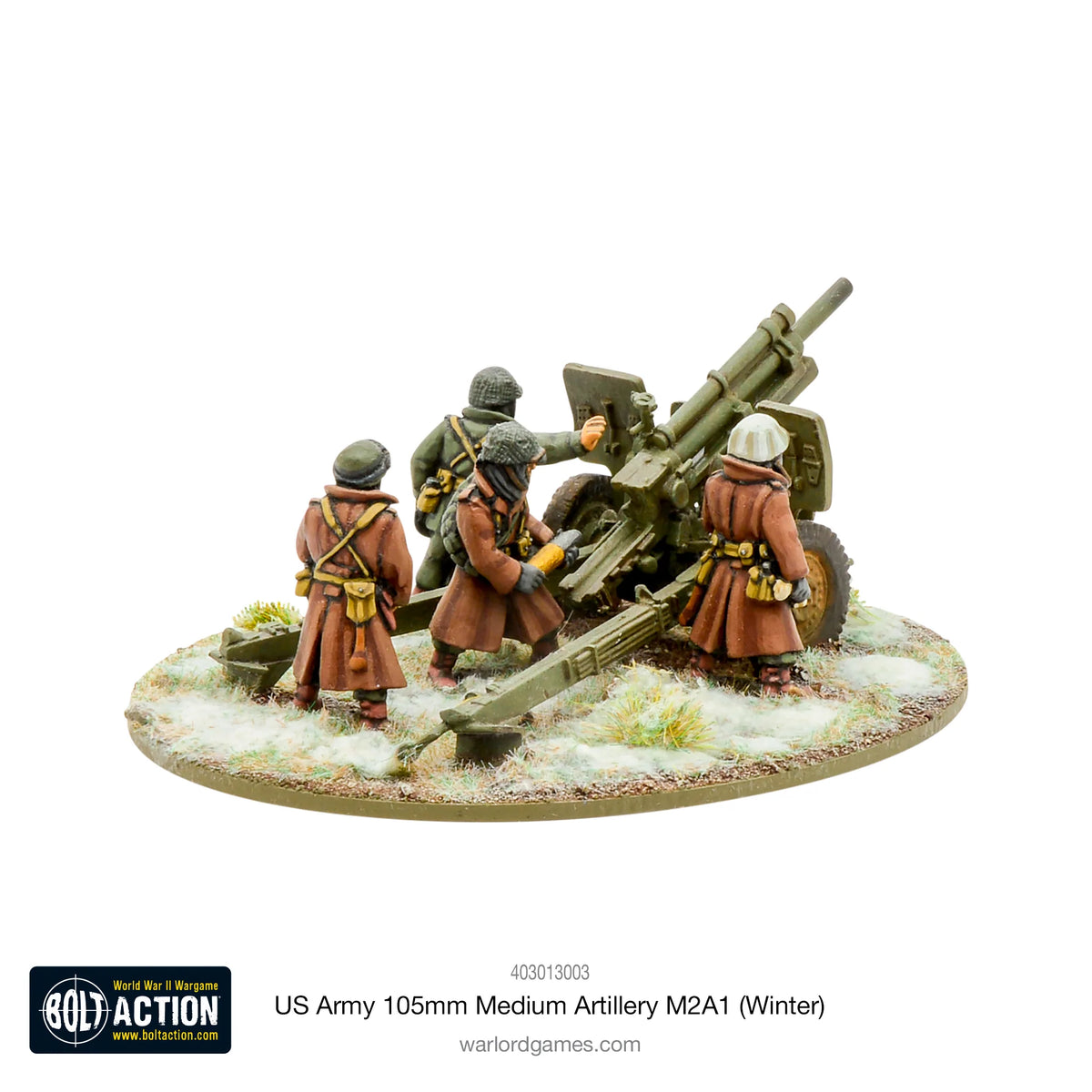 Bolt Action US Army 105mm Medium Artillery M2A1 (Winter) - – Dark ...