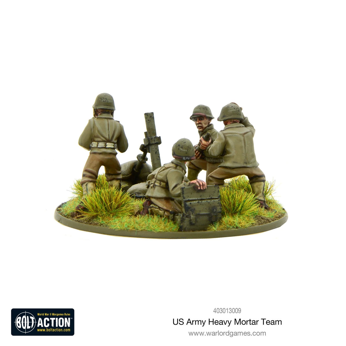 Bolt Action US Army heavy mortar team - – Dark Castle Terrain