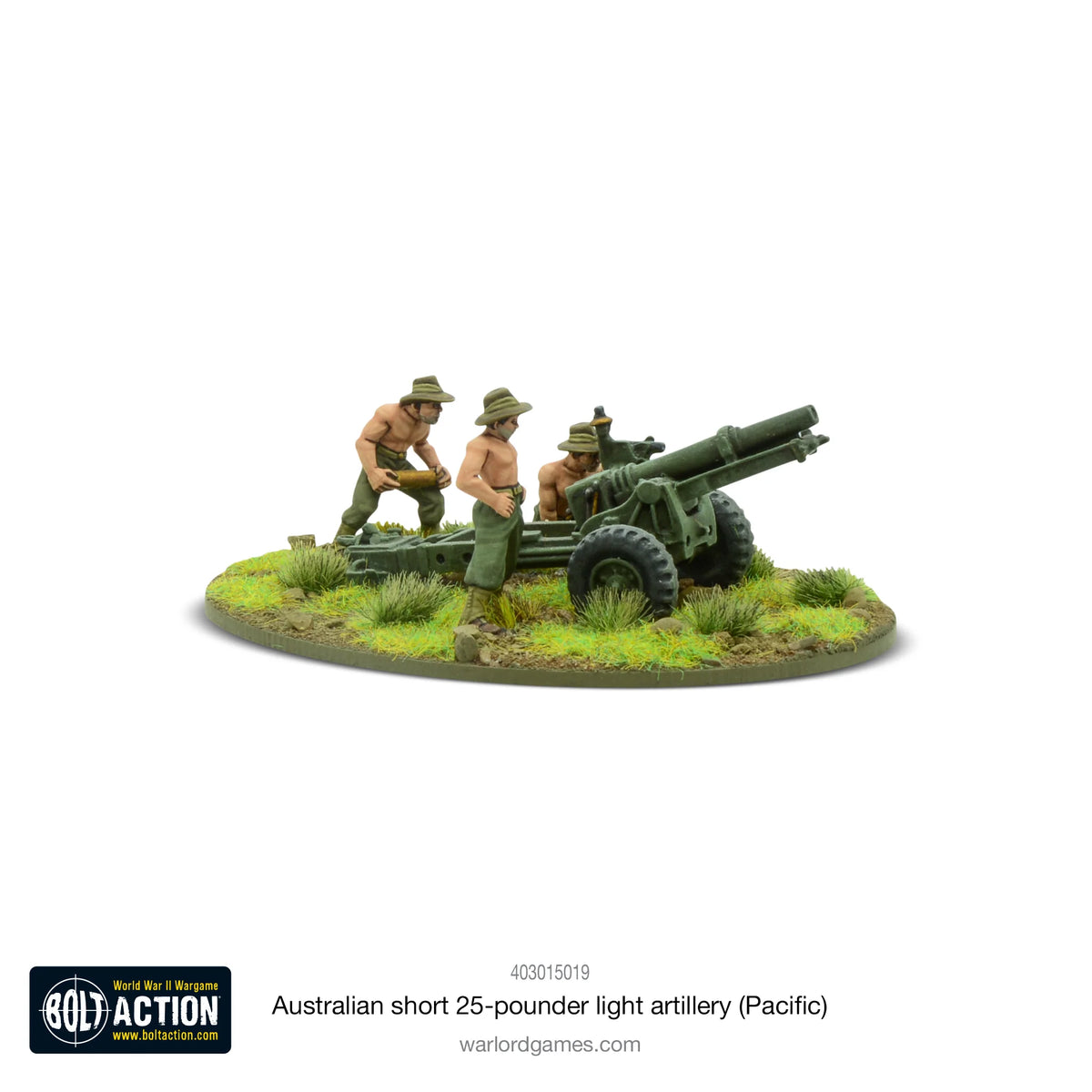 Bolt Action Australian short 25-pdr (Pacific) – Dark Castle Terrain