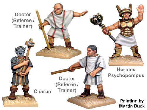 Crusader Ancient Gladiators - Arena offcials (4) – Dark Castle Terrain