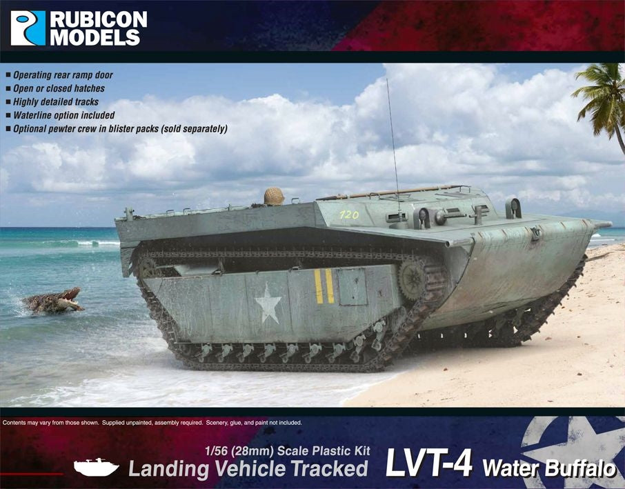 Rubicon Models - LVT-4 Water Buffalo Landing Vehicle Tracked – Dark ...