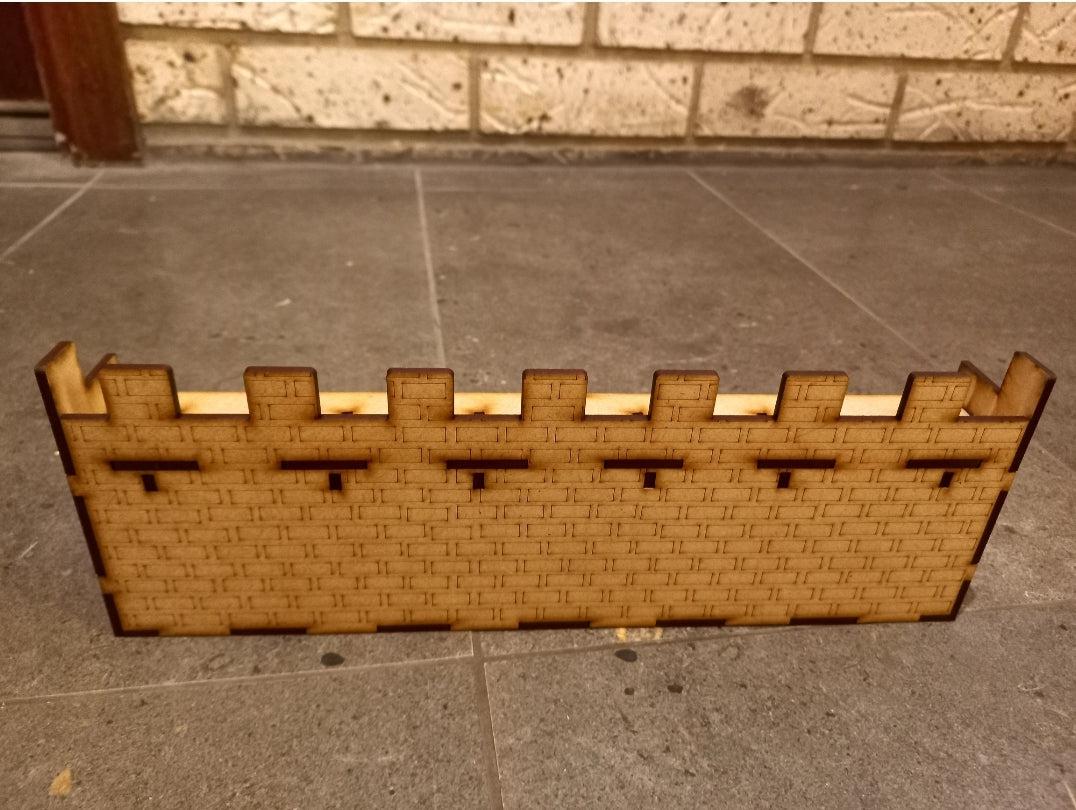 Castle Long Wall 28mm Scale – Dark Castle Terrain