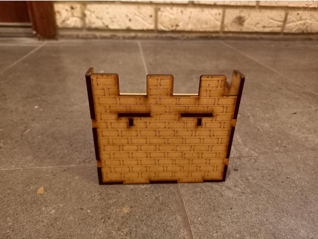 Castle Short Wall 28mm Scale – Dark Castle Terrain