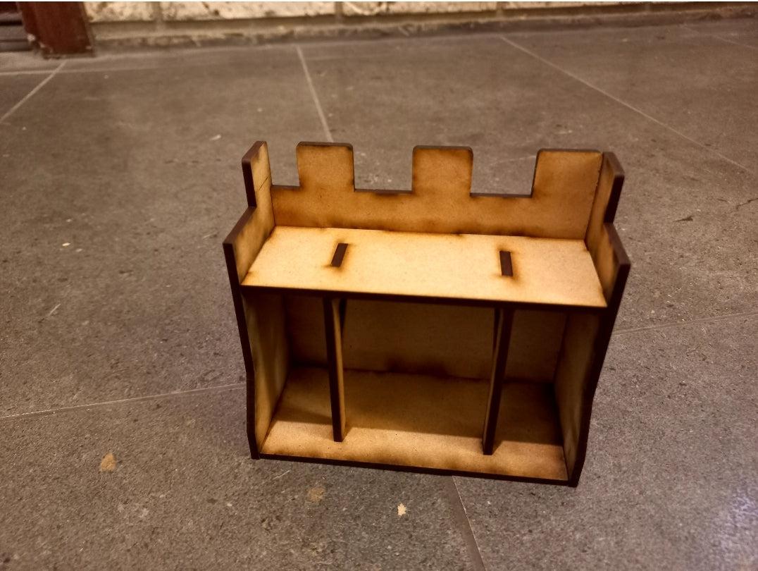 Castle Short Wall 28mm Scale – Dark Castle Terrain