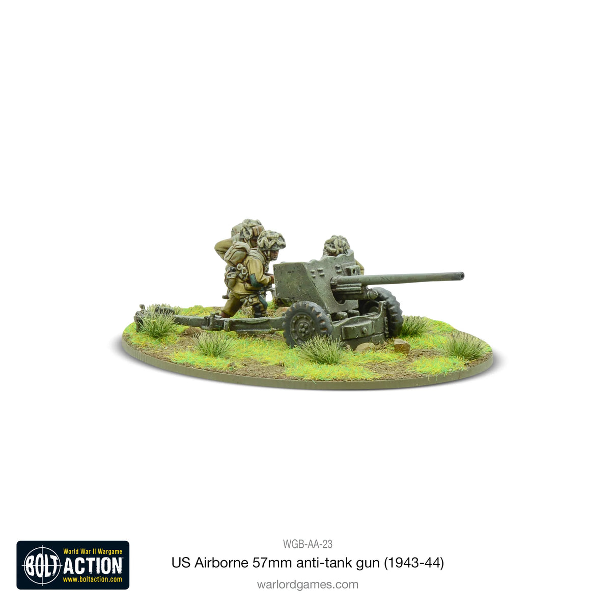 Bolt Action US Airborne 57mm anti-tank gun - – Dark Castle Terrain