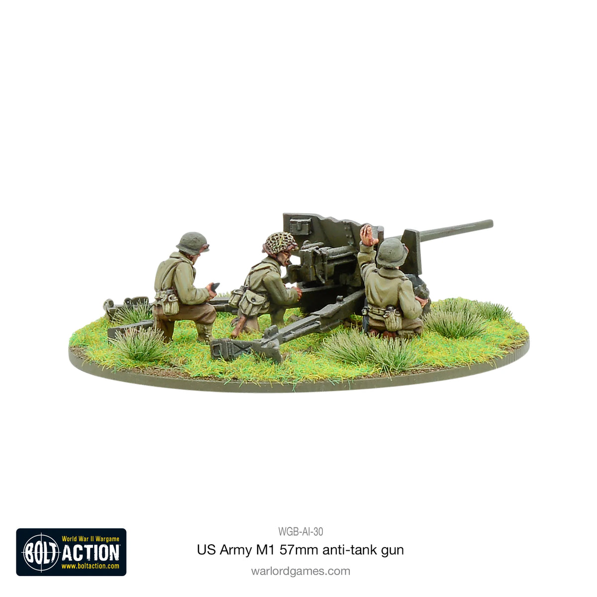 Bolt Action US Army M1 57mm anti-tank gun - – Dark Castle Terrain