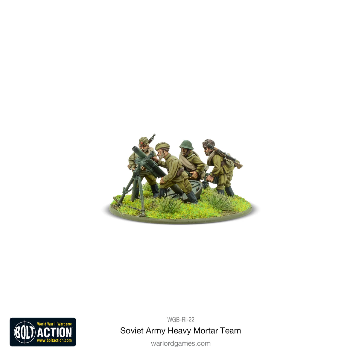 Bolt Action Soviet Army 120mm heavy mortar team – Dark Castle Terrain