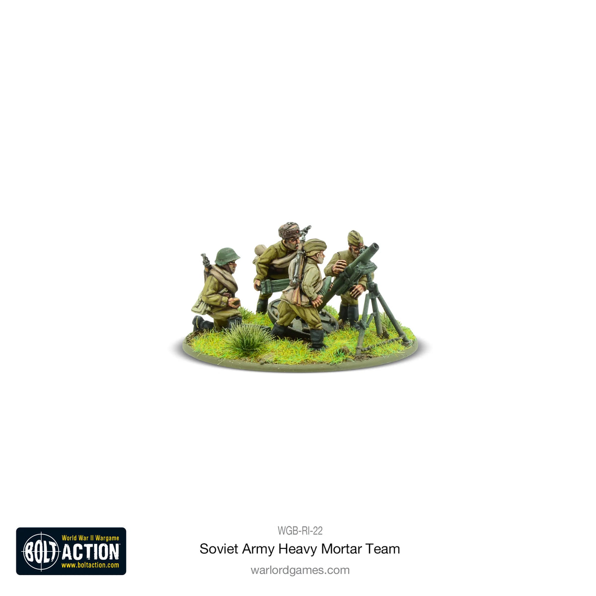 Bolt Action Soviet Army 120mm heavy mortar team – Dark Castle Terrain