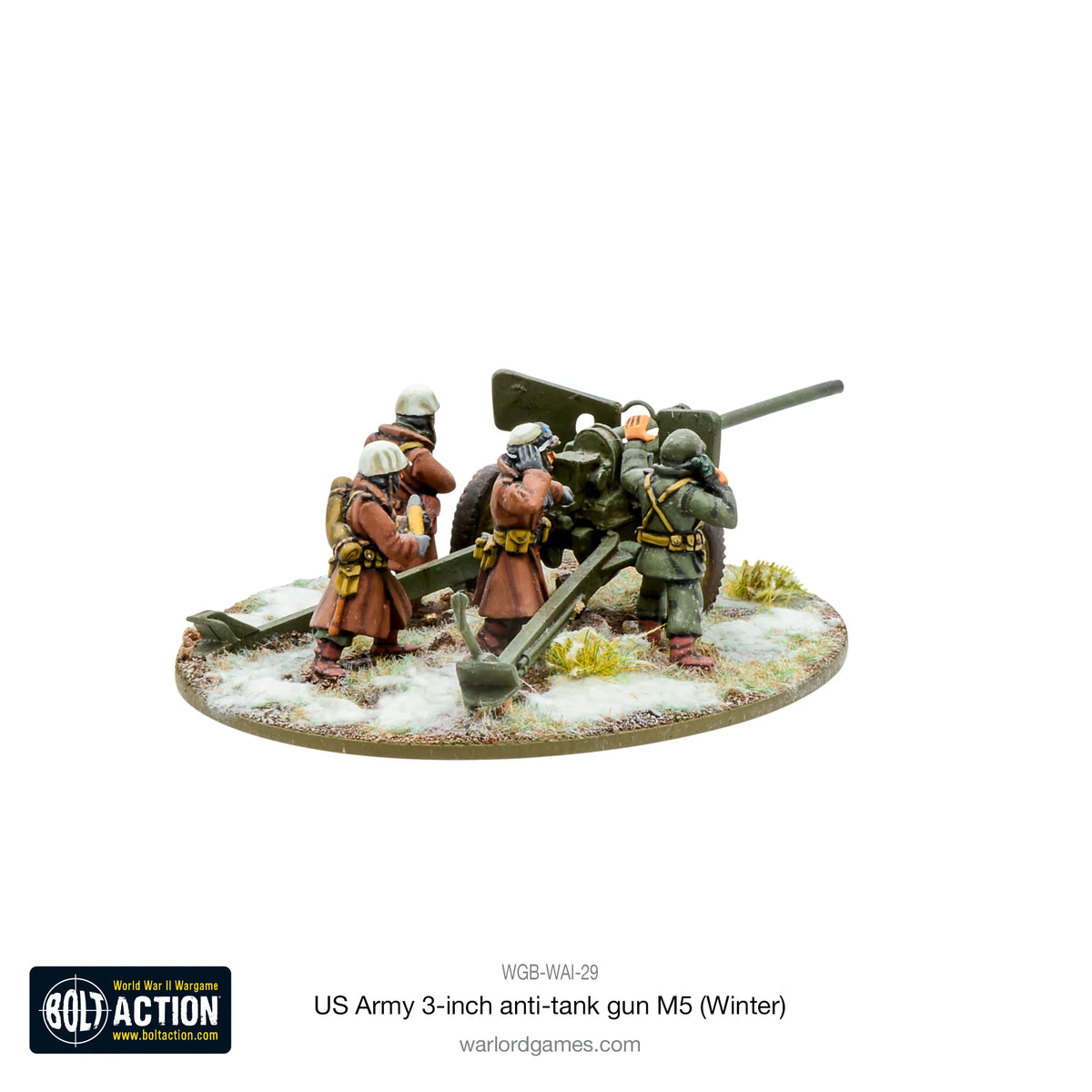 Bolt Action US Army 3-inch anti-tank gun M5 (Winter) - – Dark Castle ...