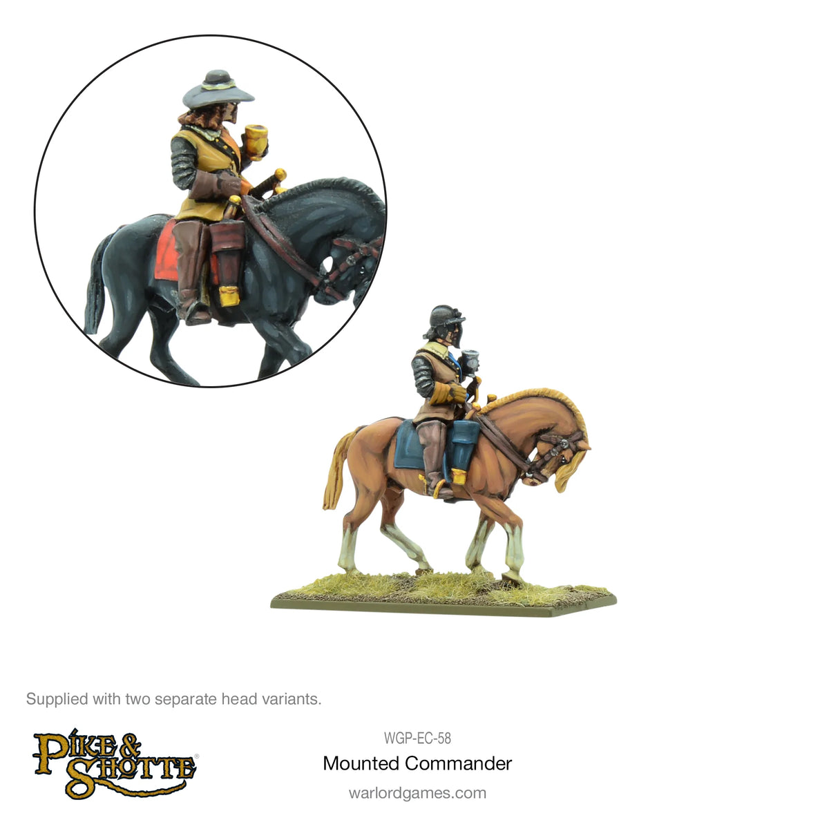 Pike and Shotte Mounted Commander – Dark Castle Terrain