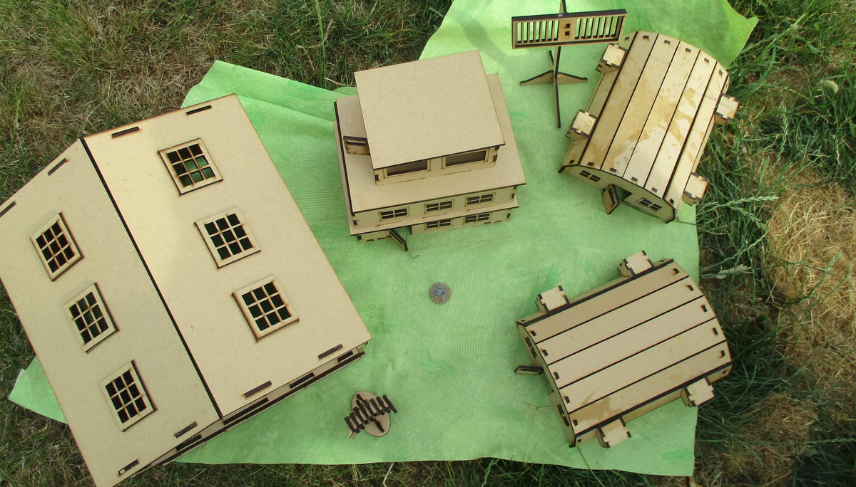 Airfield Bundle 28mm Scale – Dark Castle Terrain