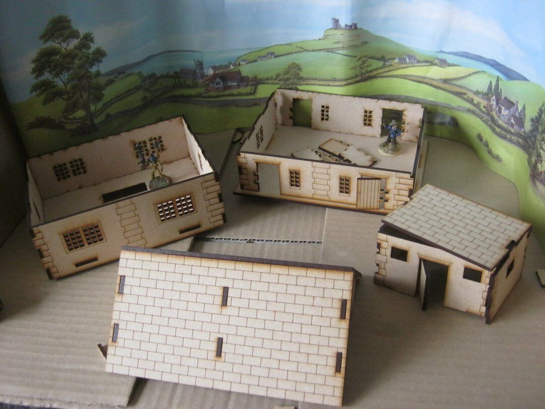 Semi-Detached house 28mm Scale – Dark Castle Terrain
